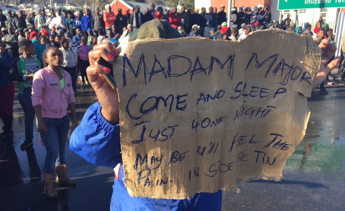 South Africa's Hout Bay in Lockdown as Violent Protests Escalate ...