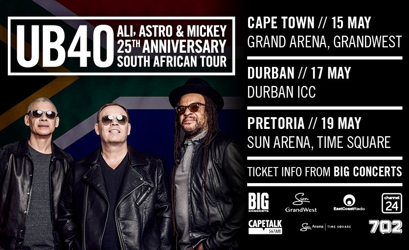 Reggae Legends UB40 to Return to South Africa - allAfrica.com