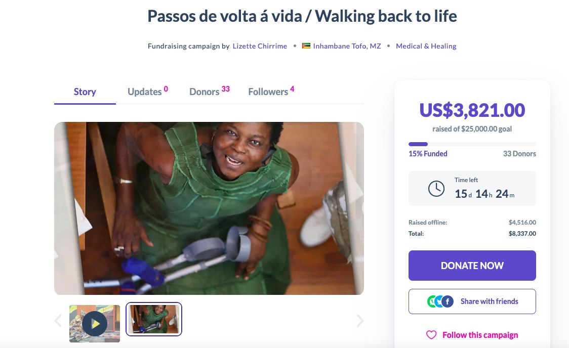 Mozambique: Mozambican Visual Artist Lizette Chirrime Starts Crowdfund for Urgent Medical ...