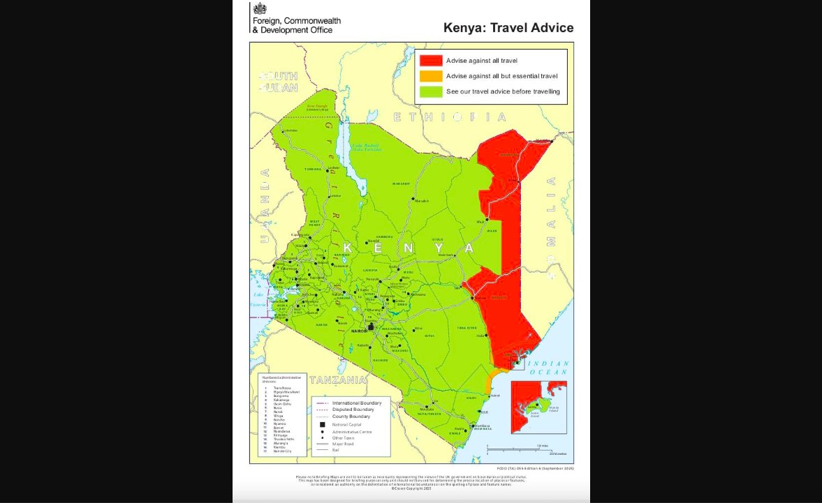 Kenya: UK Issues Travel Advisory On Visits to Parts of Kenya ...