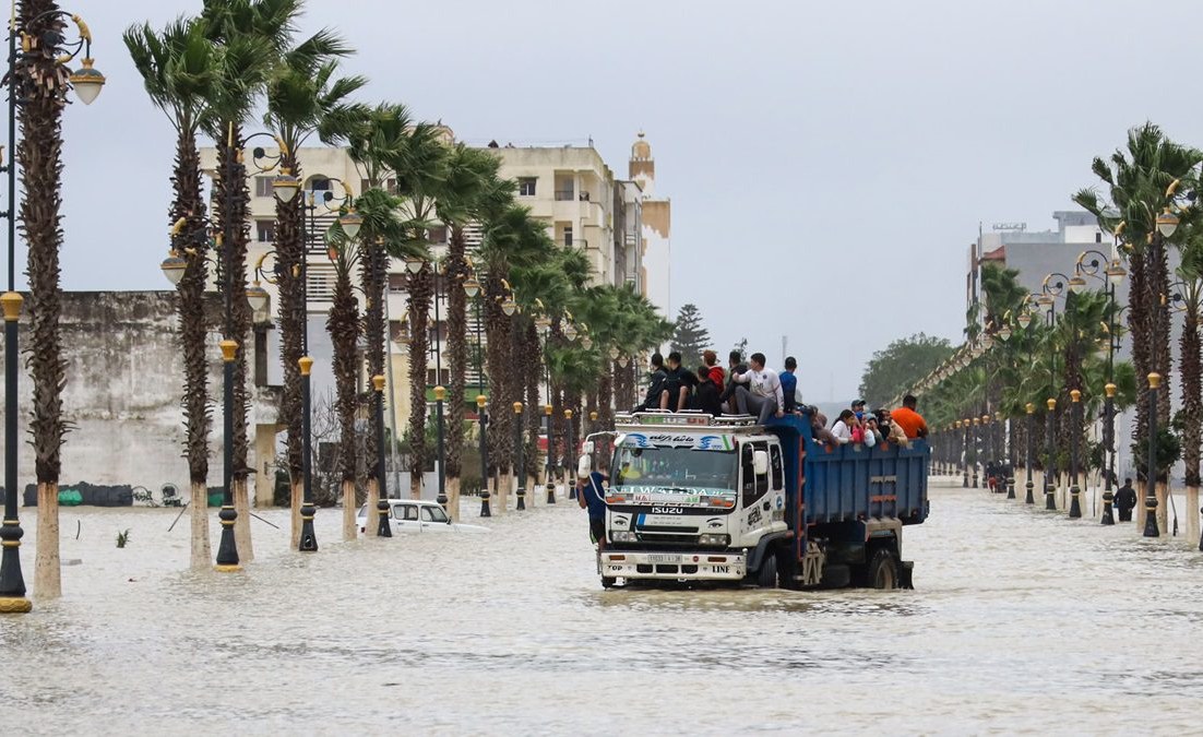 Ksar El Kébir, zone stratégique ravagée par les inondations au Maroc ...